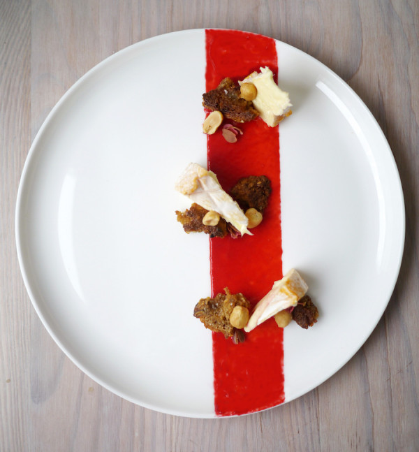 Arla Unika Rød Løber, hindbær og peanuts - Feinschmeckeren